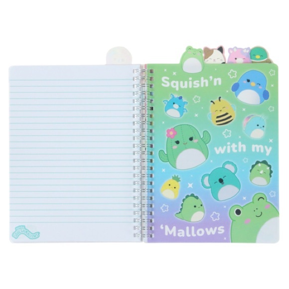 Squishmallows | Toys | Squishmallow Squad Tab Notebook Journal Leonard ...